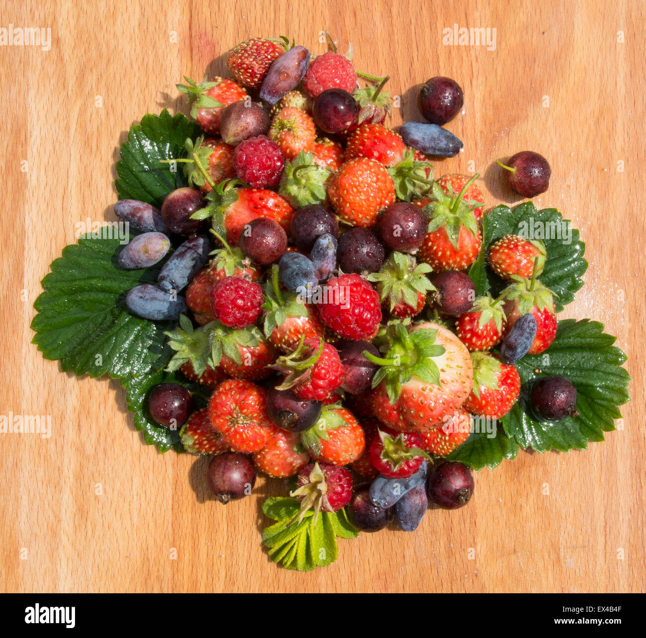 fresh berry platter Stock Photo - Alamy