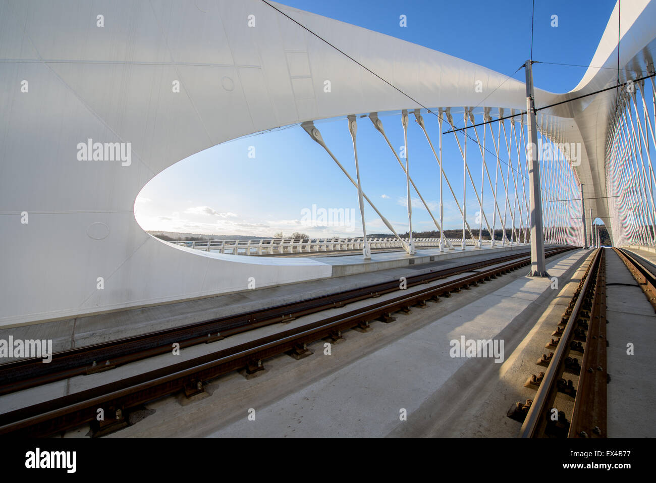 Troja bridge across the Vltava river Stock Photo - Alamy