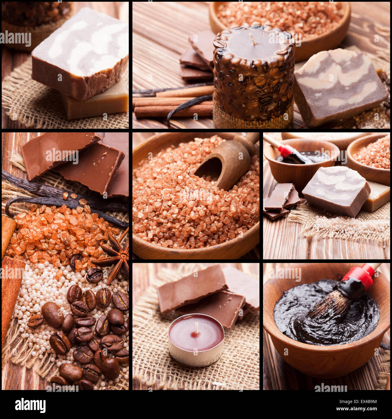 Chocolate and coffee spa Stock Photo - Alamy