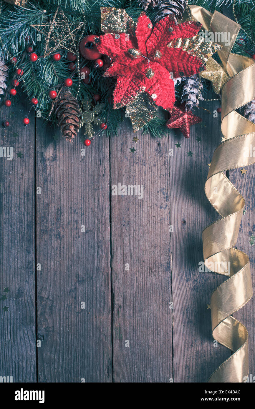 Christmas border design Stock Photo - Alamy