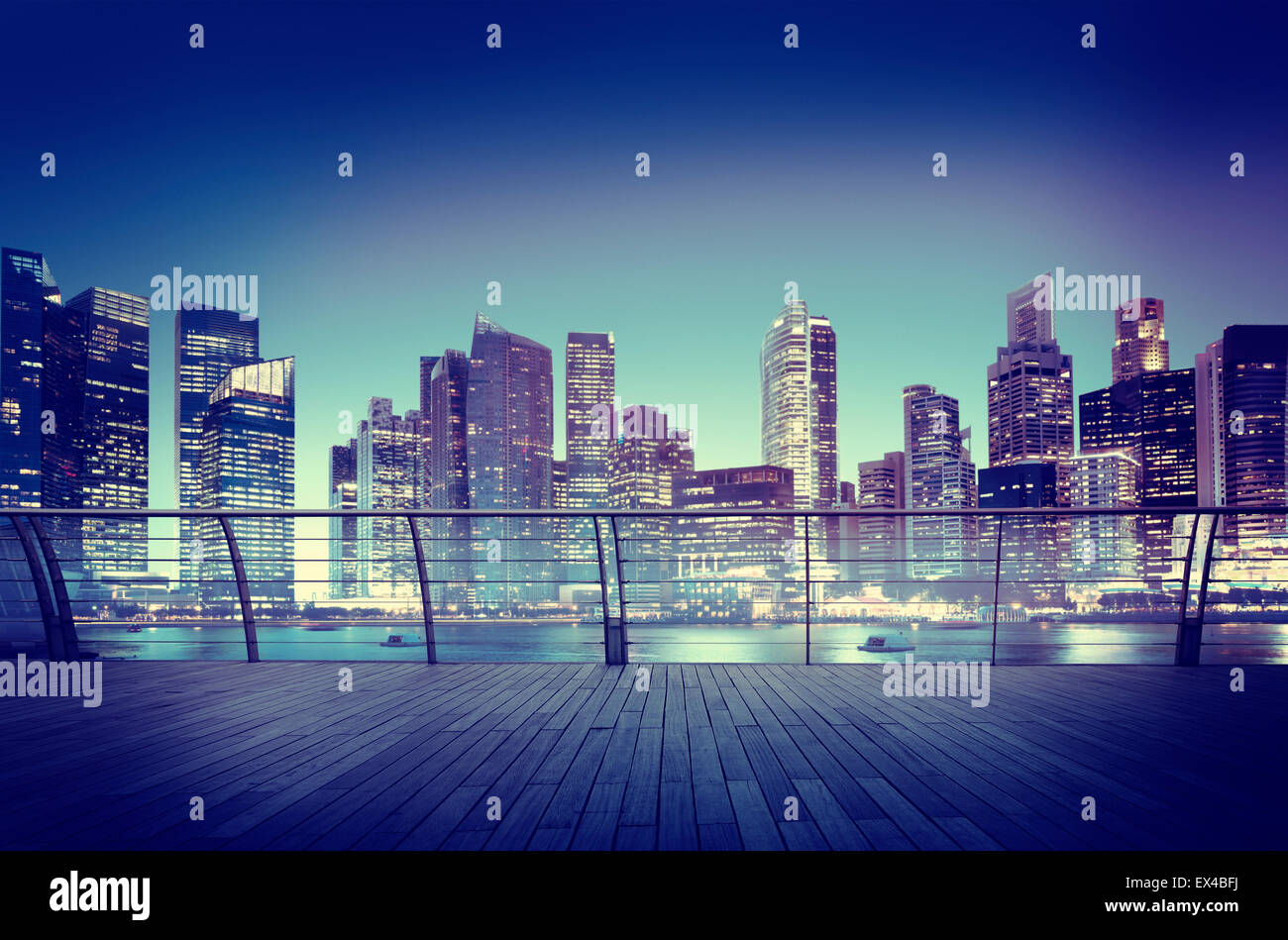 Cityscape Urban Scene Modern Scenic Skyline Skyscraper Concept Stock ...