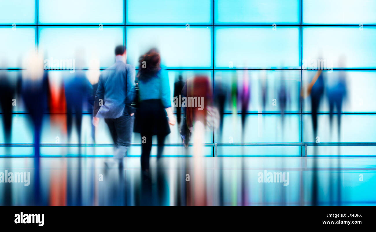Business people walking hi-res stock photography and images - Alamy