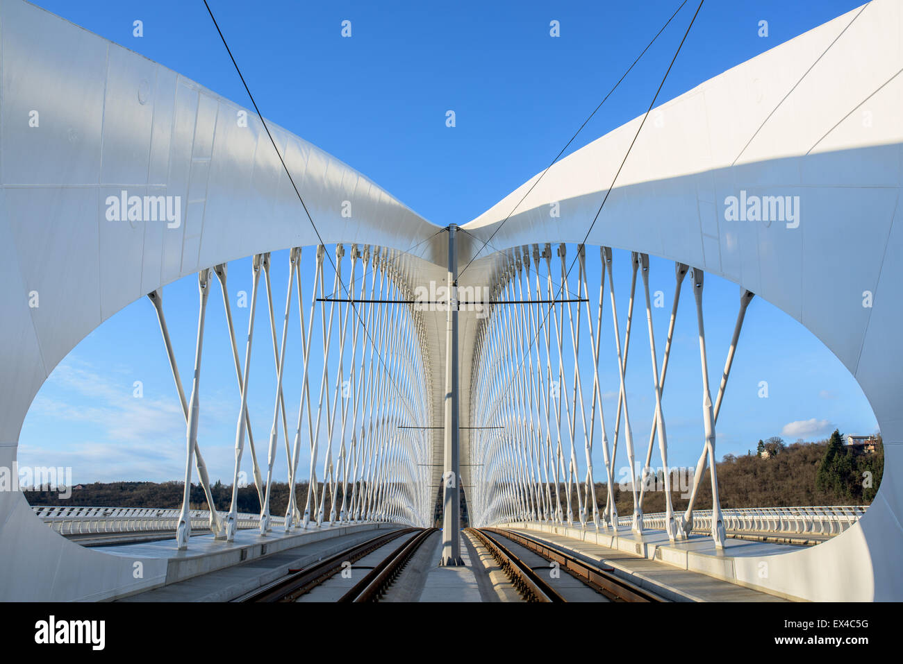 Troja bridge across the Vltava river Stock Photo - Alamy