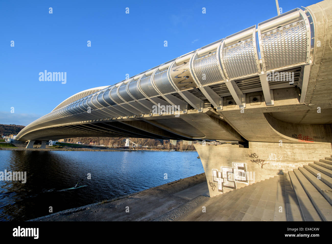 Troja bridge across the Vltava river Stock Photo - Alamy