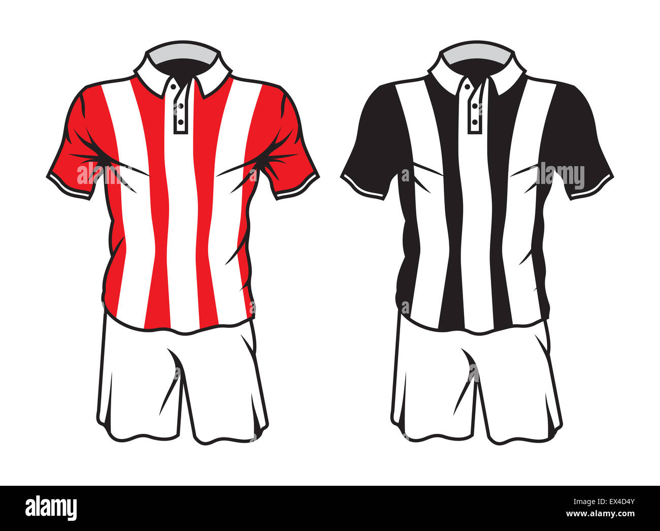 Football soccer jersey Stock Photo - Alamy