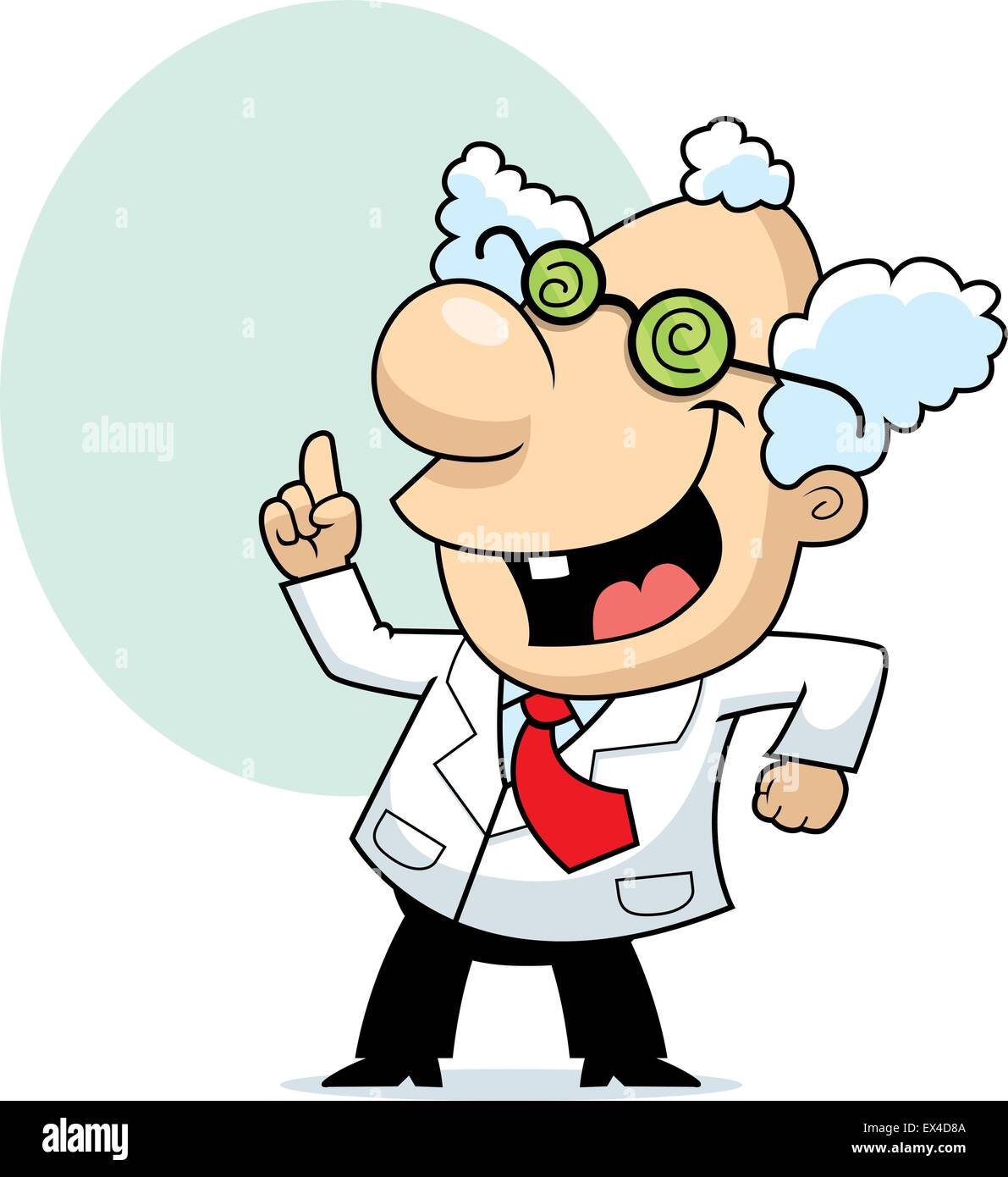 A happy cartoon mad scientist standing and smiling Stock Vector Image ... A happy cartoon mad scientist standing and smiling Stock Vector Image ...