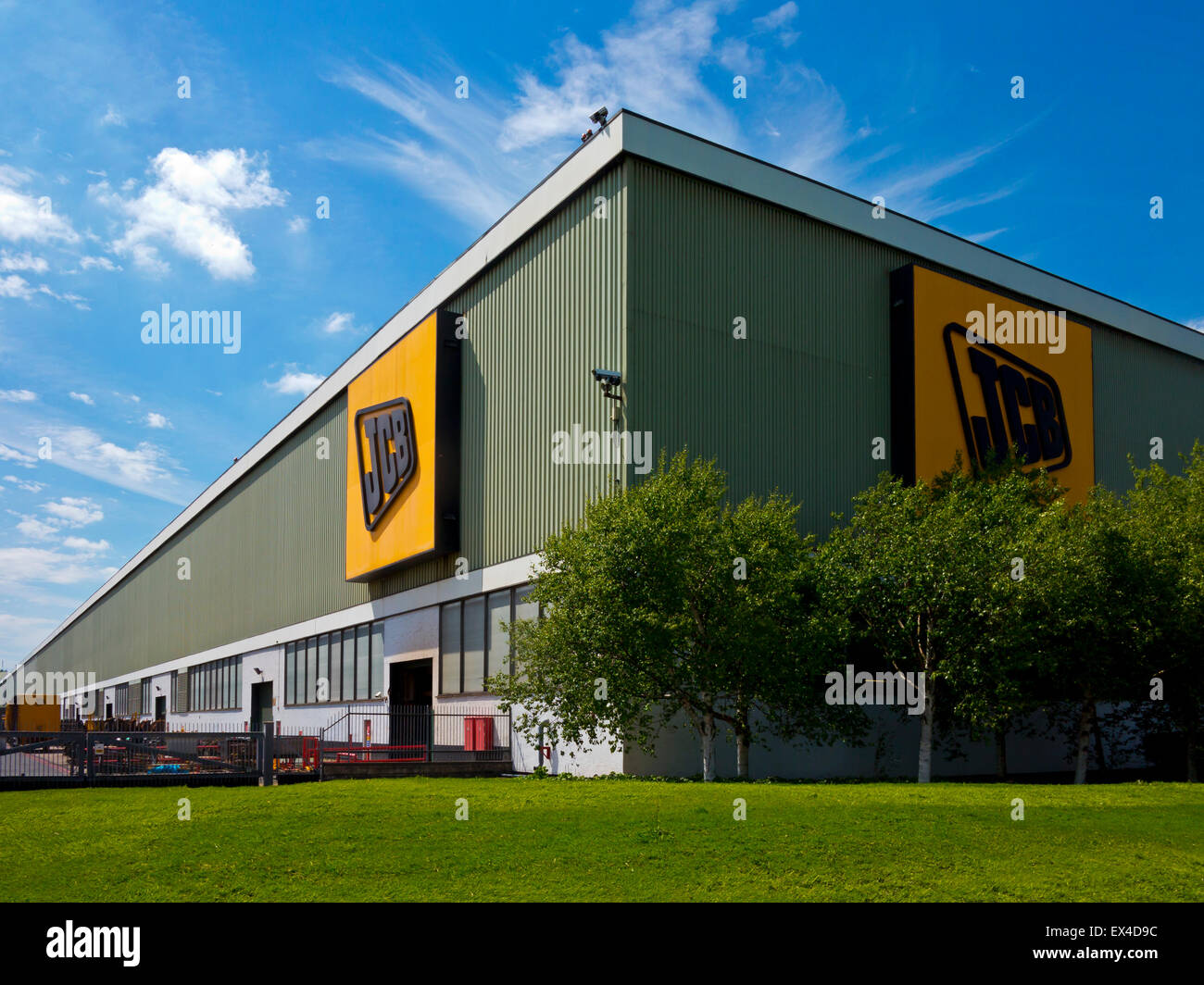 Exterior of JCB World Headquarters in Rocester Staffordshire England UK ...