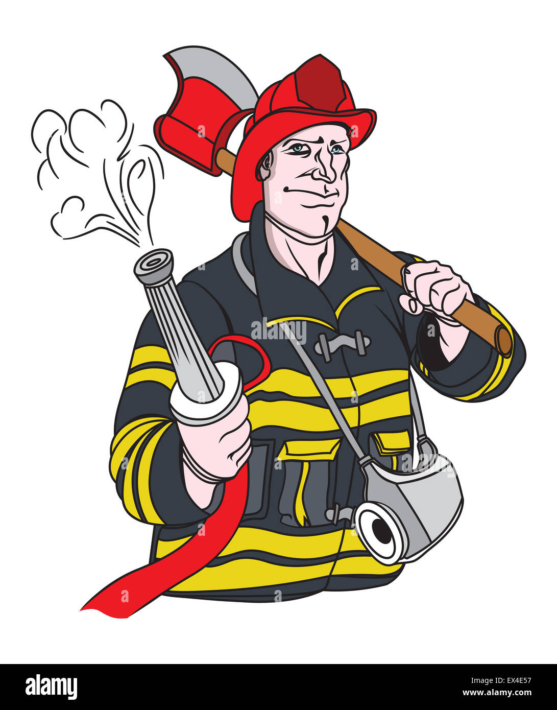 Fireman work Cut Out Stock Images & Pictures - Alamy