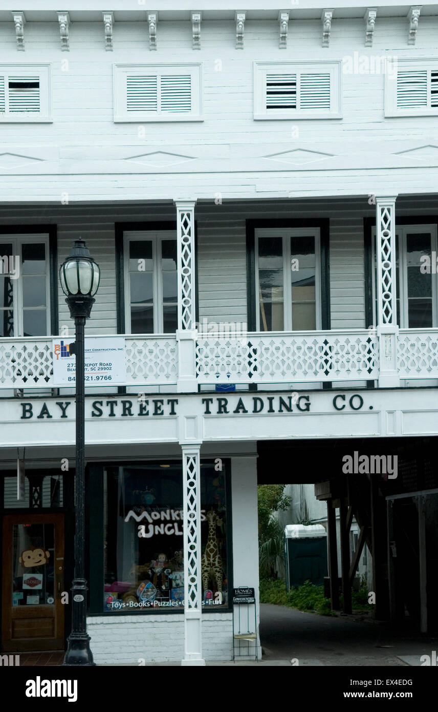 Bay Street Trading Co Beaufort SC USA Stock Photo - Alamy