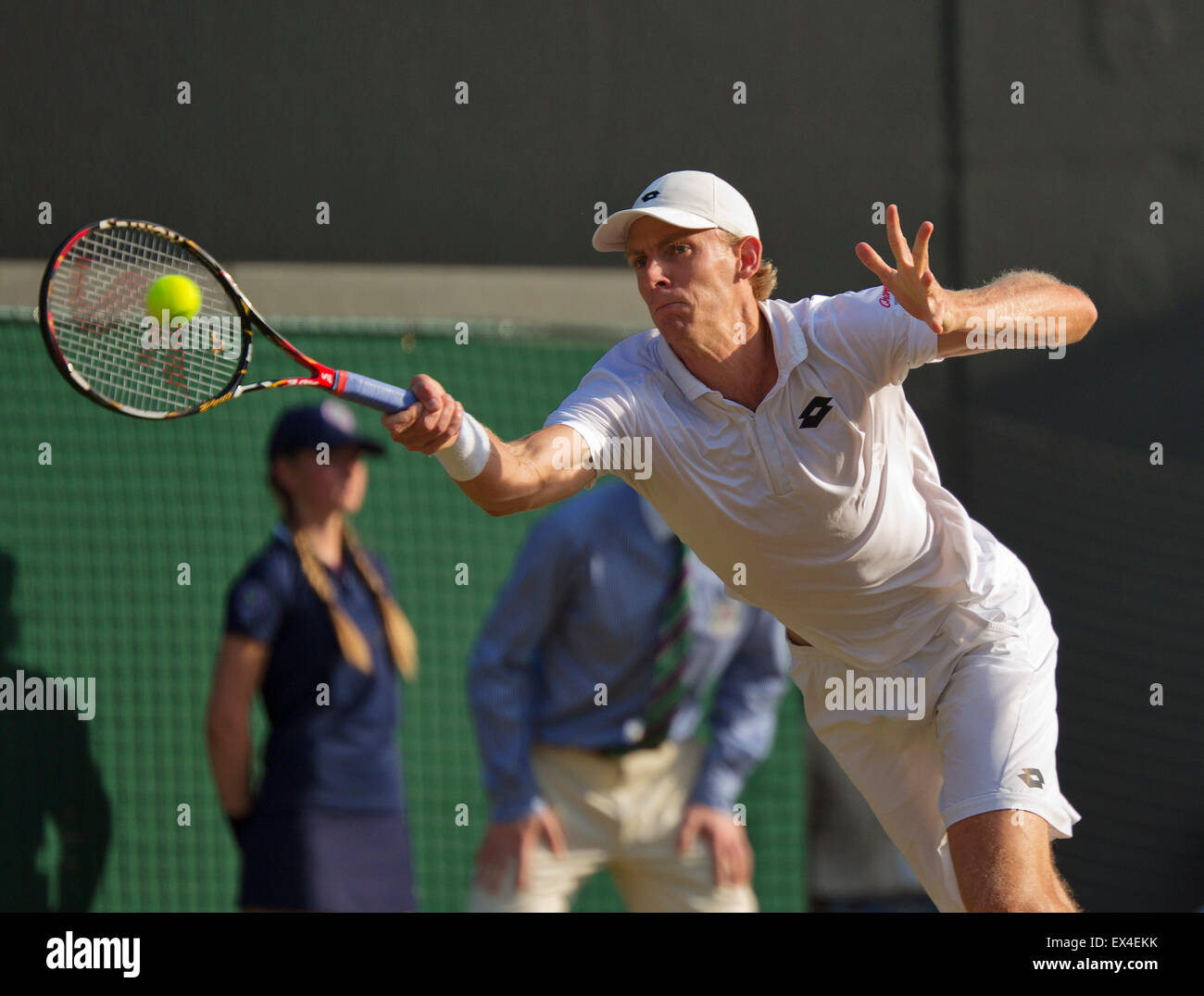 Wimbledon, London, UK. 6th July, 2015. Tennis, Wimbledon, Kevin ...