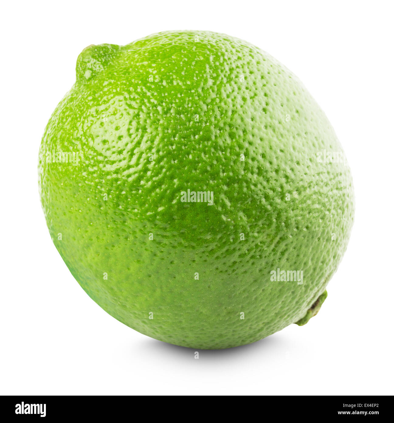 Fresh green lime isolated on white background Stock Photo - Alamy