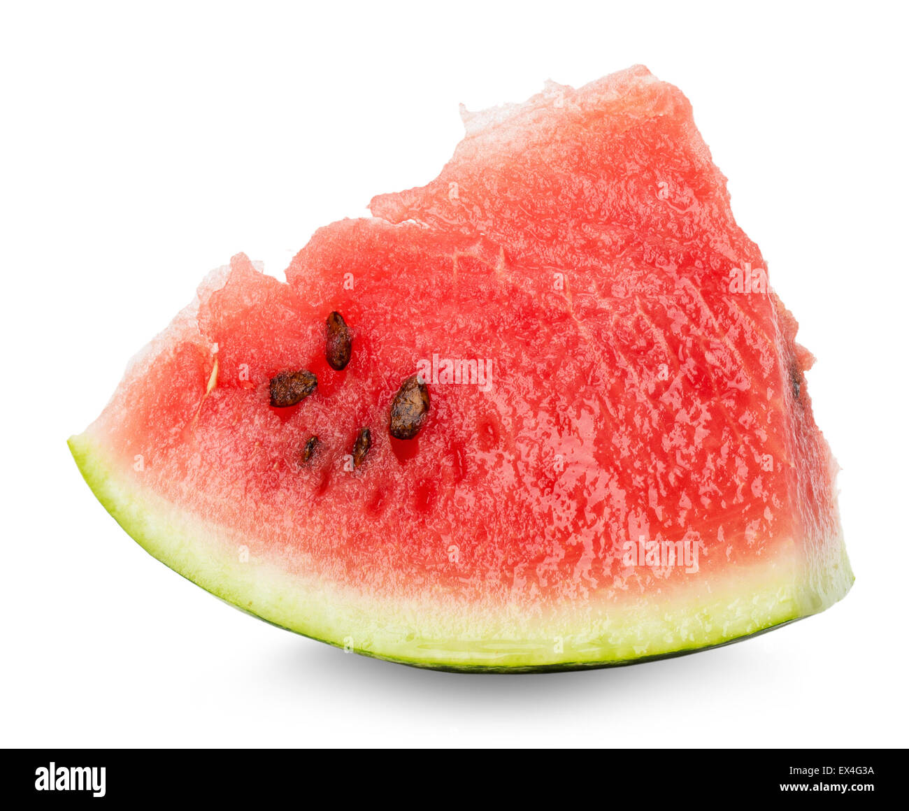 watermelon slice isolated on the white background Stock Photo - Alamy