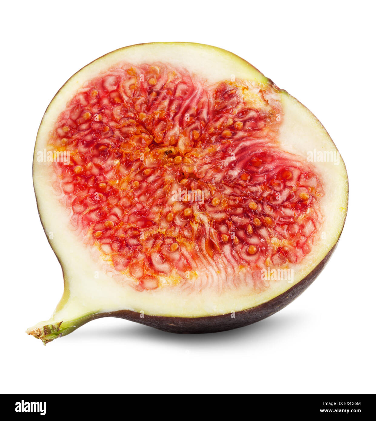 Figs fruits isolated on the white background Stock Photo - Alamy