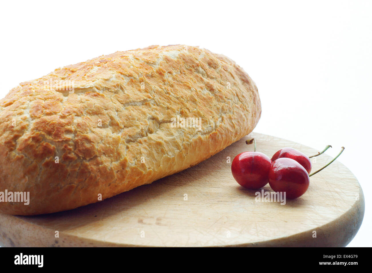 Crusty loaf of bread Stock Photo - Alamy
