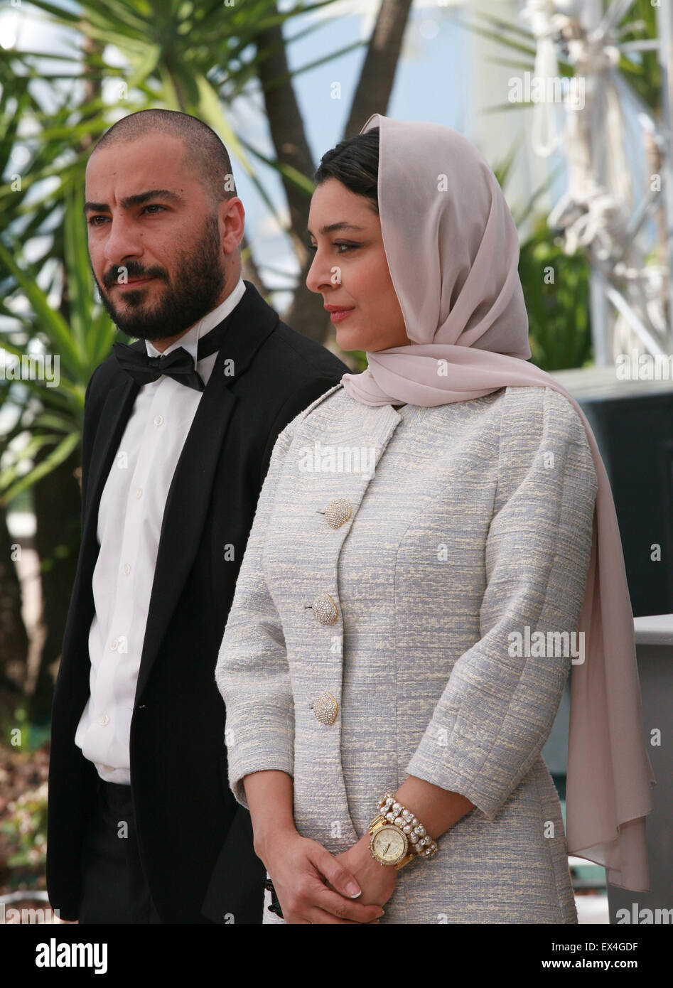 Actor Navid Mohammadzadeh, actress Sareh Bayat, at the Nahid film photo ...