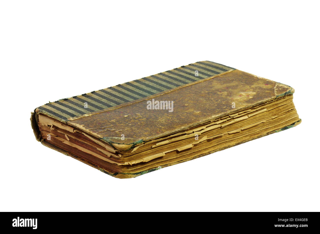 Old book. Nearly a century old book, hand bound by a bookbinder. On the ...