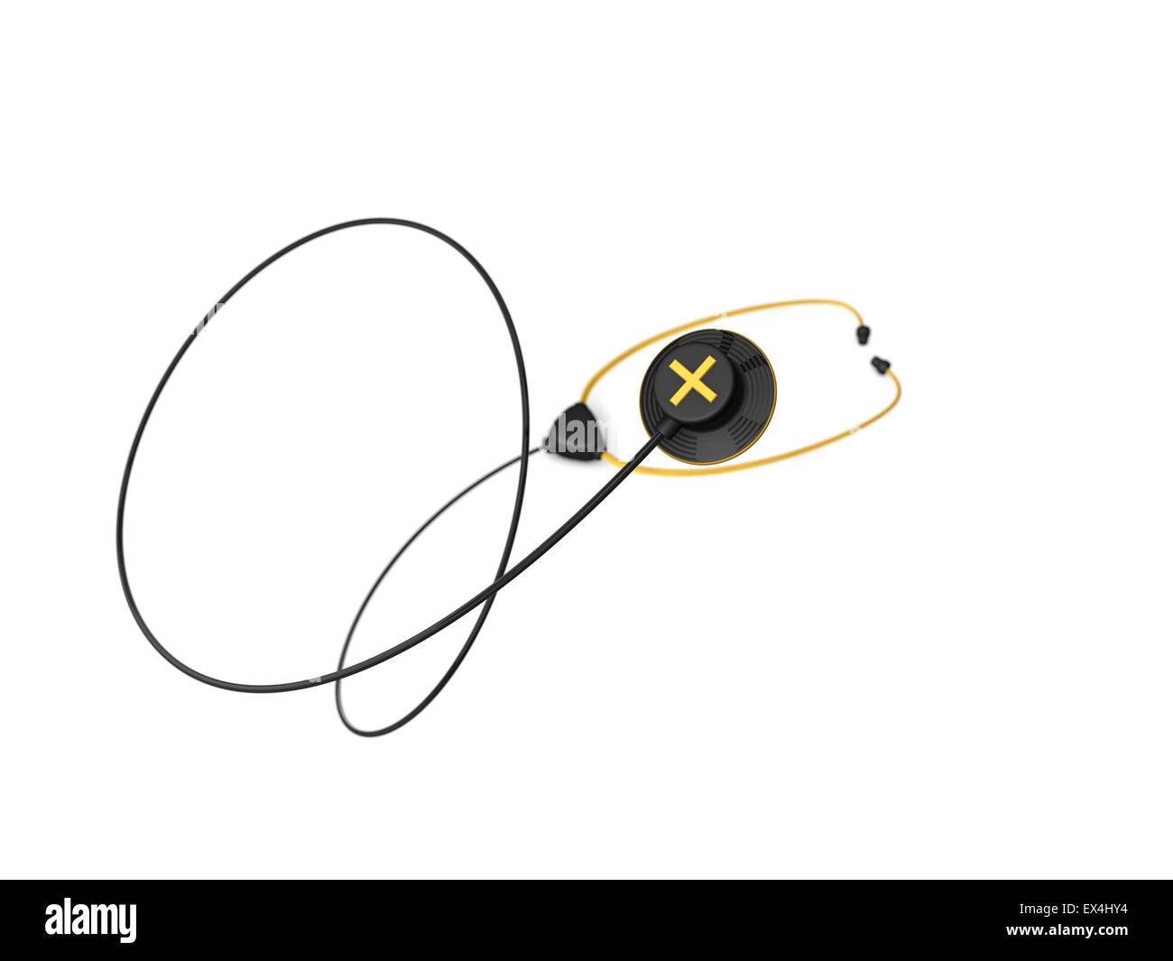 Stethoscope gold golden healthcare hi-res stock photography and images ...