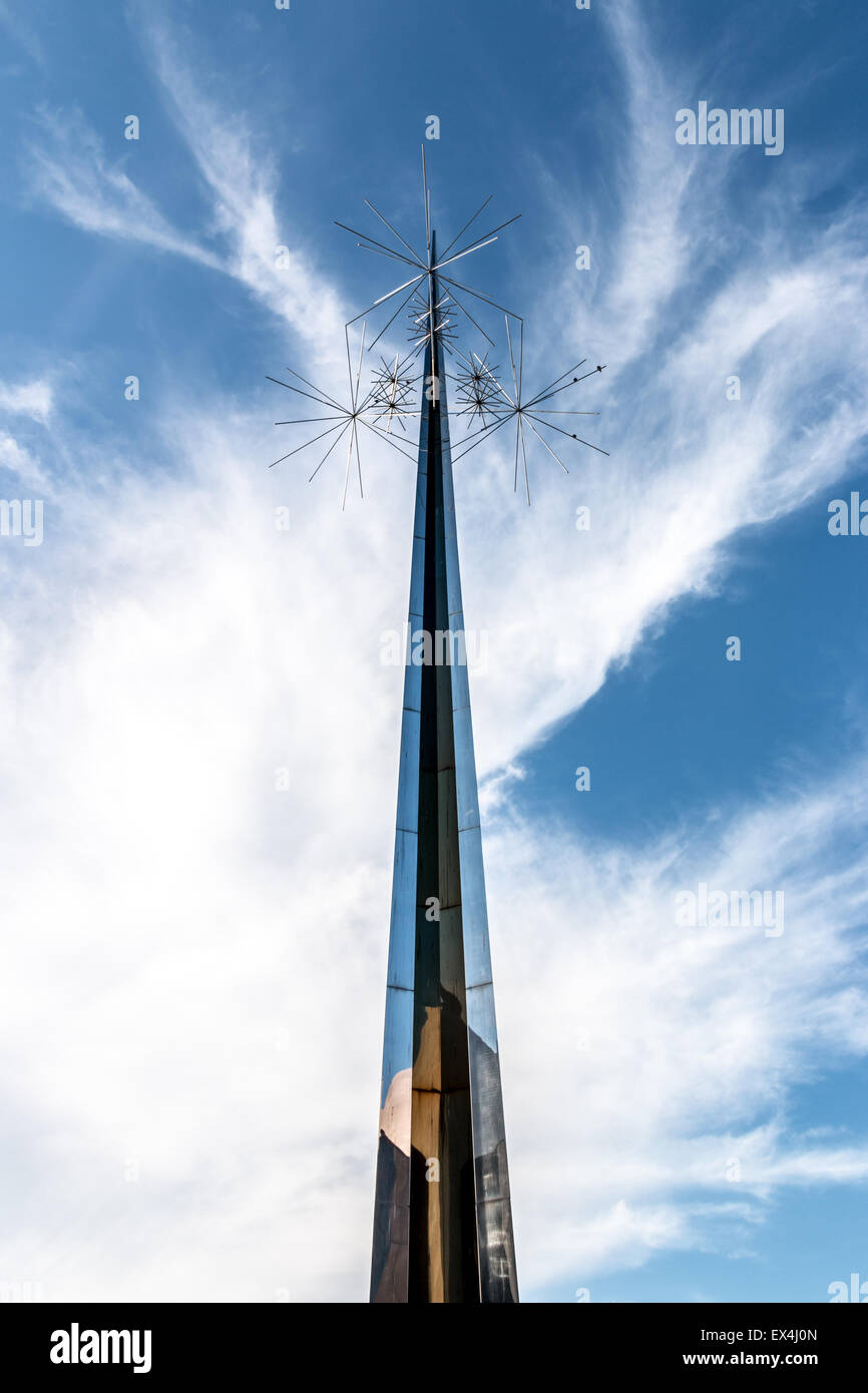 A unique metallic structure which is found by the entrance of the ...