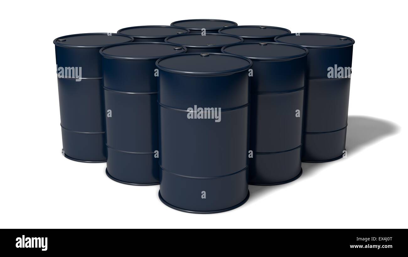 dark blue barrels stack Stock Photo - Alamy