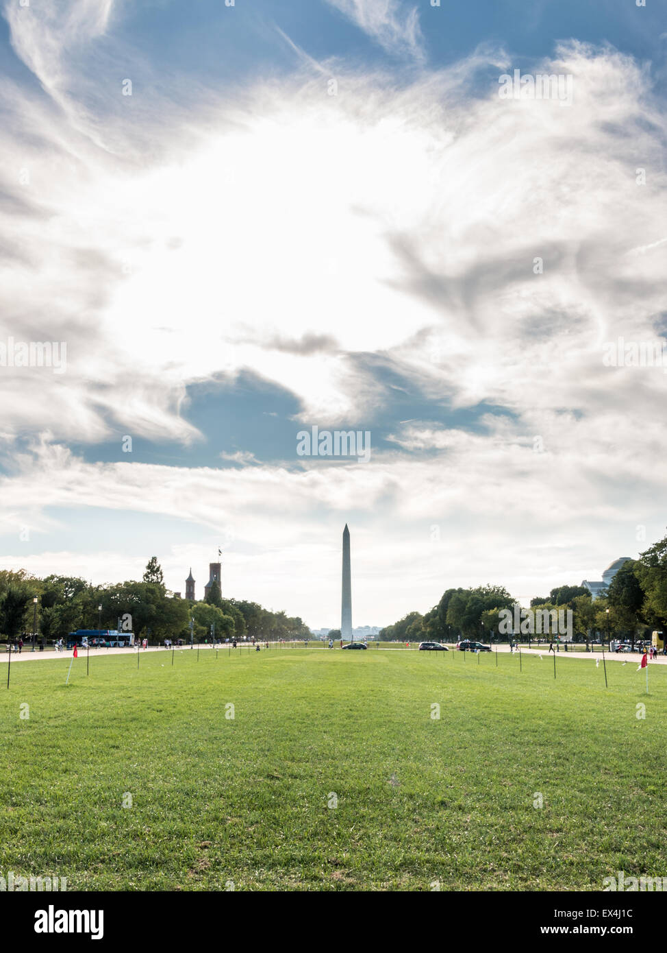 The Iconic Washington Monument, an obelisk on the National Mall in ...