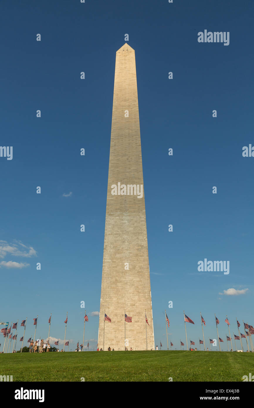 The Iconic Washington Monument, an obelisk on the National Mall in ...