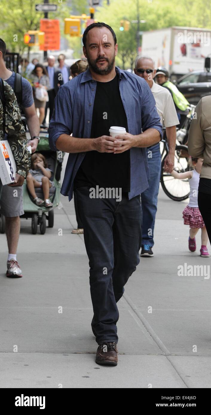 Dave Matthews out and about in New York City Featuring: Dave Matthews ...