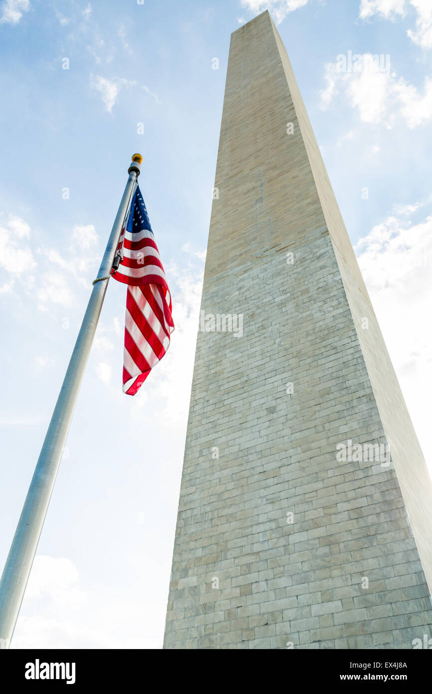 The Iconic Washington Monument, an obelisk on the National Mall in ...