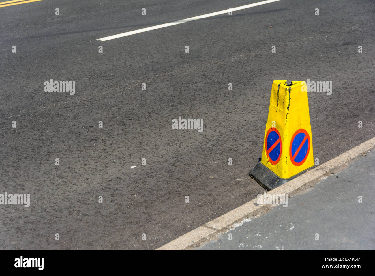 No parking road cone hi-res stock photography and images - Alamy