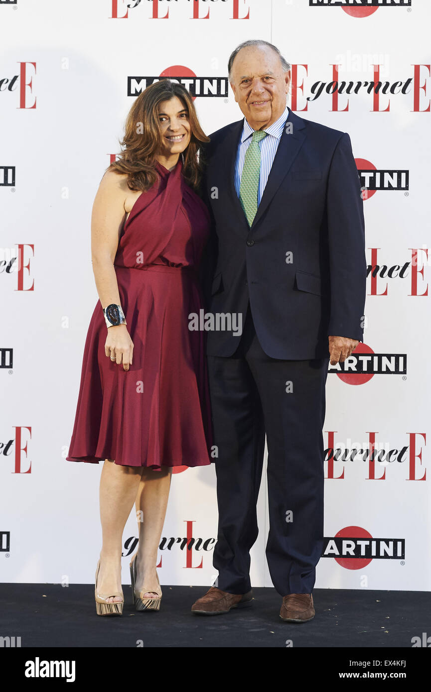 Madrid, Spain. 6th July, 2015. Carlos Falco and Xandra Falco attended ...