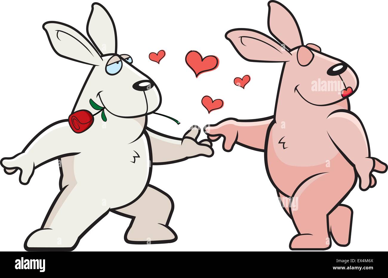 Cartoon love hearts hi-res stock photography and images - Alamy