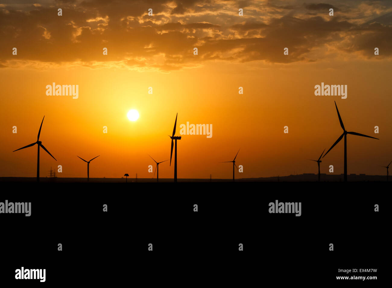 wind farms of Egypt Stock Photo - Alamy