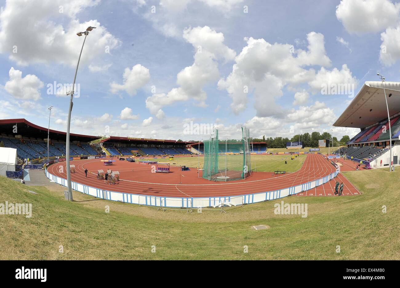 General view (GV) of the stadium. British Athletics Championships ...
