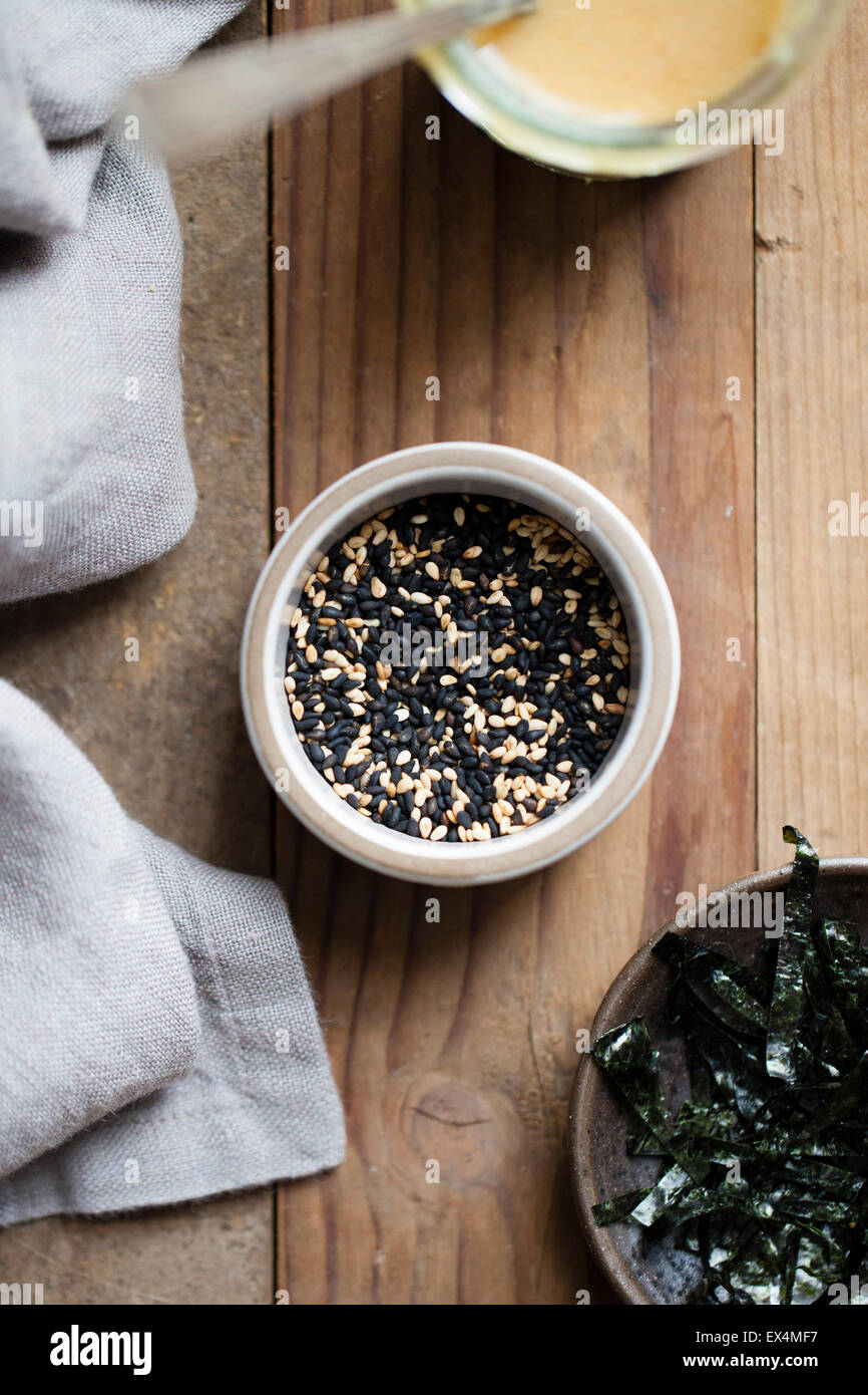 White Sesame Seeds High Resolution Stock Photography and Images - Alamy