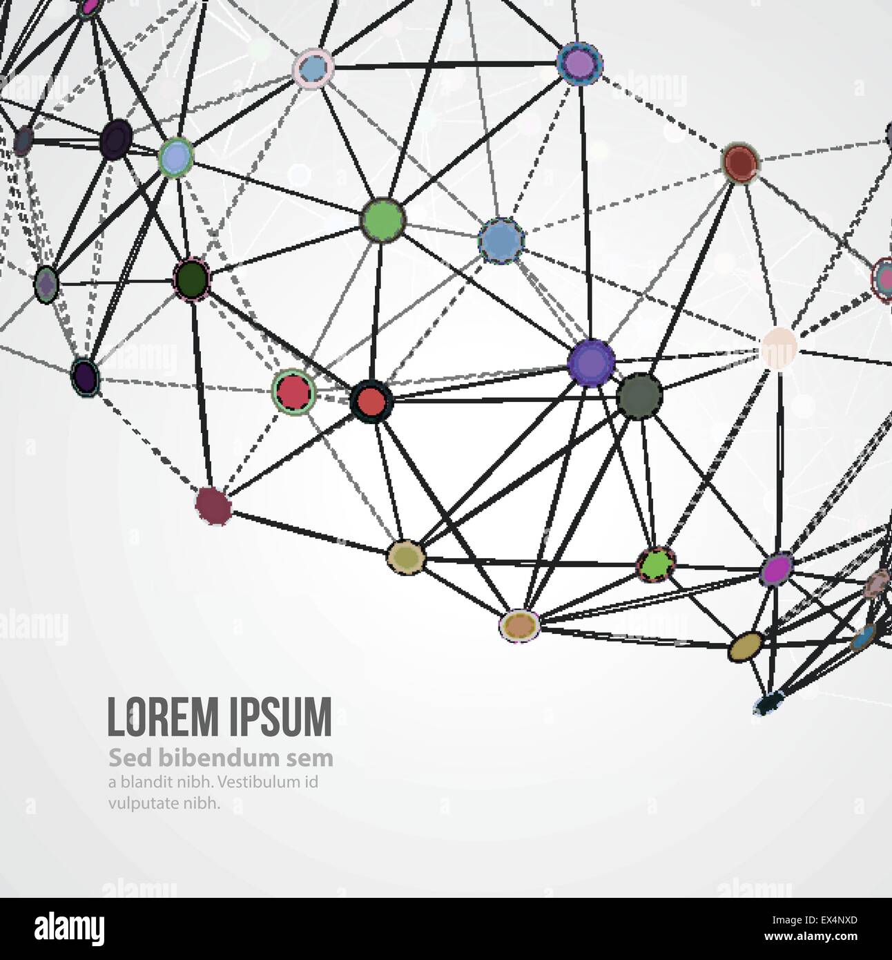 Molecule And Communication Background Stock Vector Image And Art Alamy