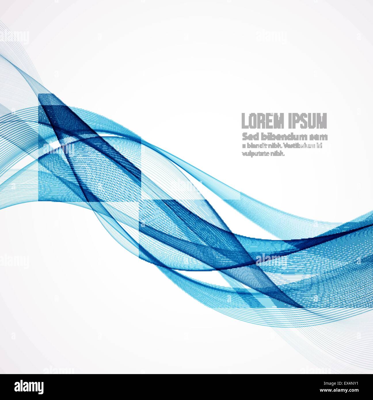 Abstract curved lines background. Template brochure design Stock Vector ...