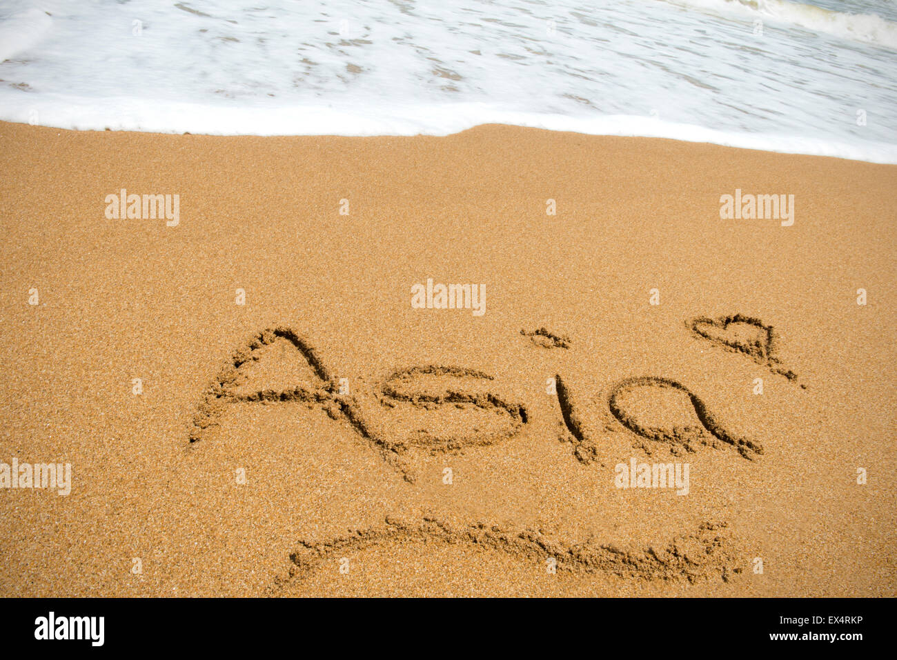 Waters edge at beach sand hi-res stock photography and images - Alamy