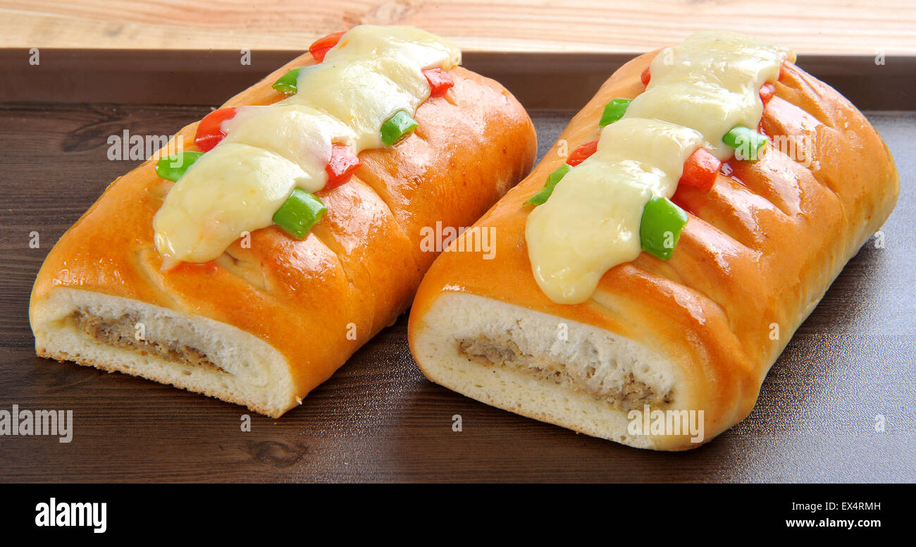 Chicken Cheese Roll Stock Photo - Alamy