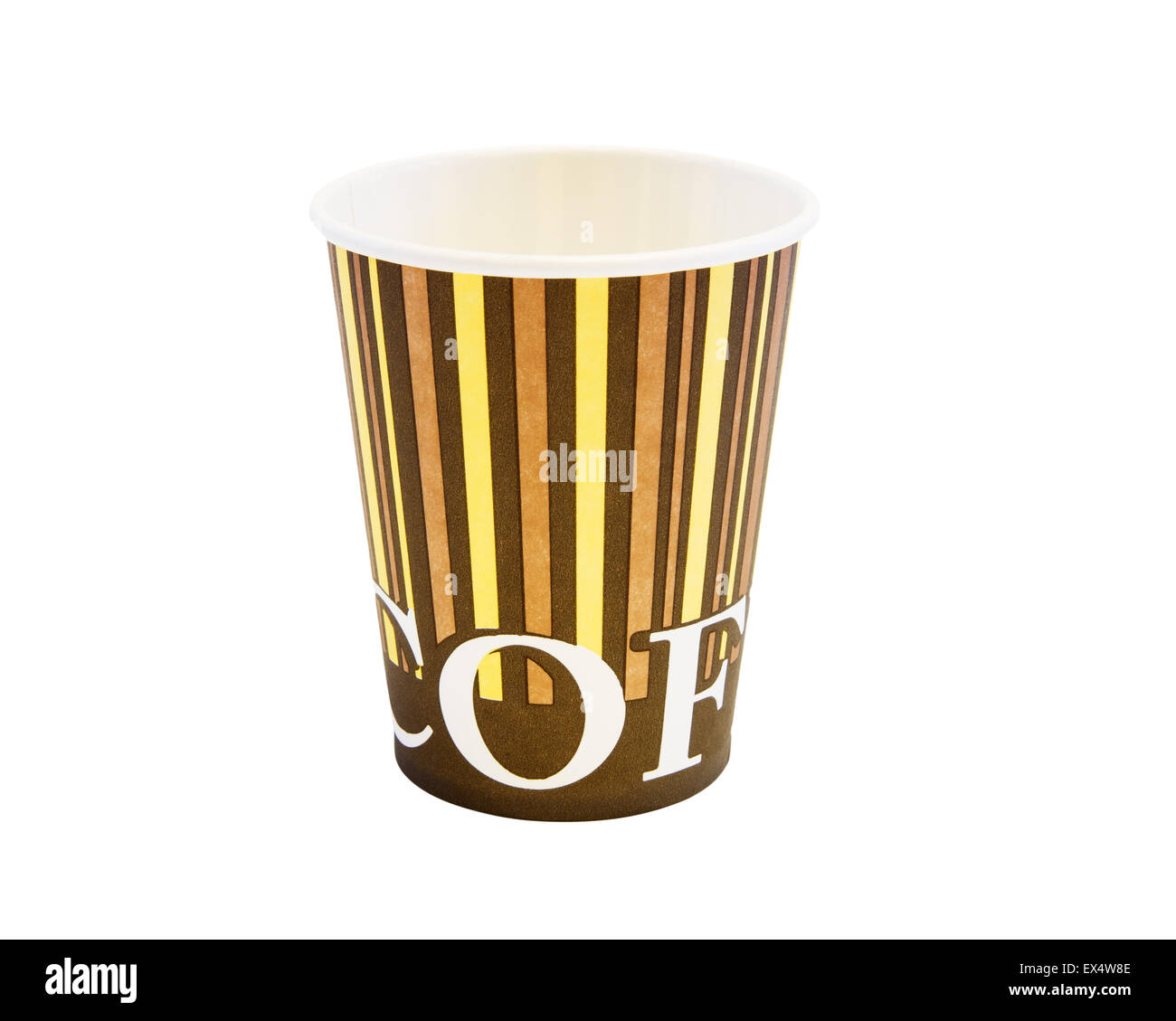 Beautiful cardboard disposable cup for coffee and other Stock Photo - Alamy