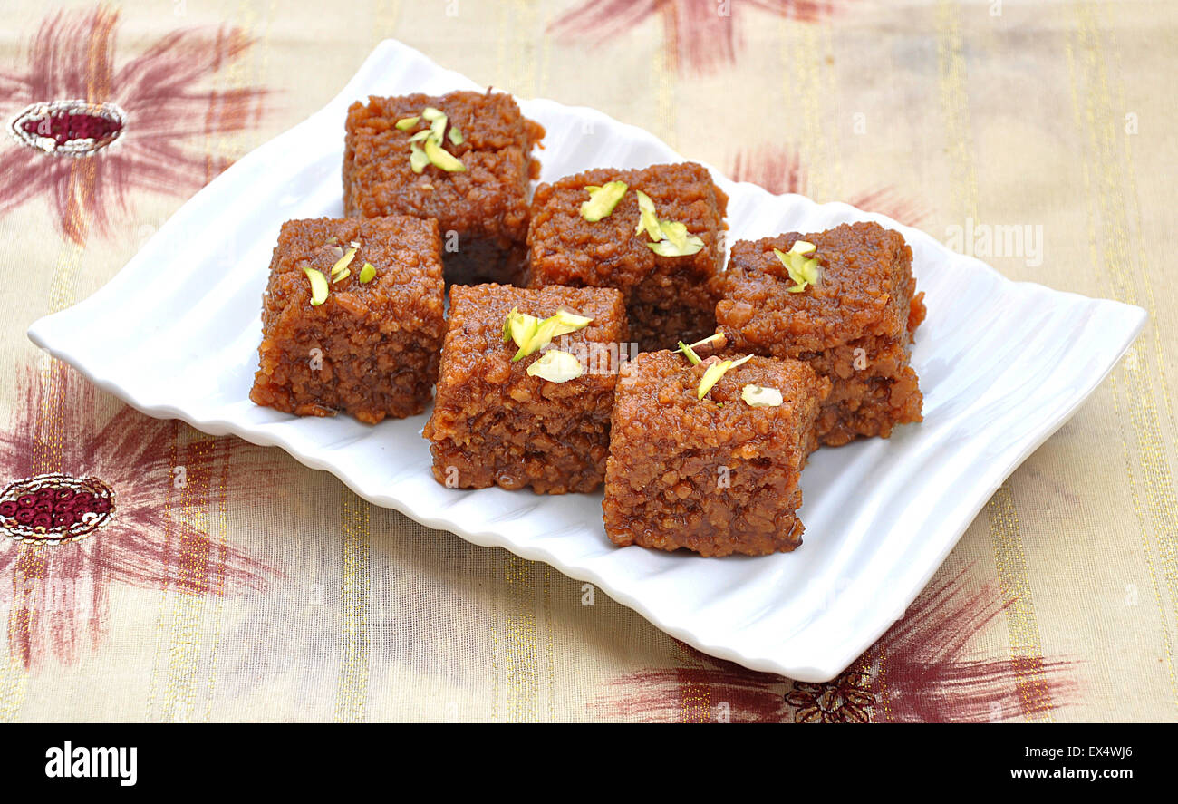 Habshi Halwa Known as Multani Sohan Halwa Stock Photo - Alamy
