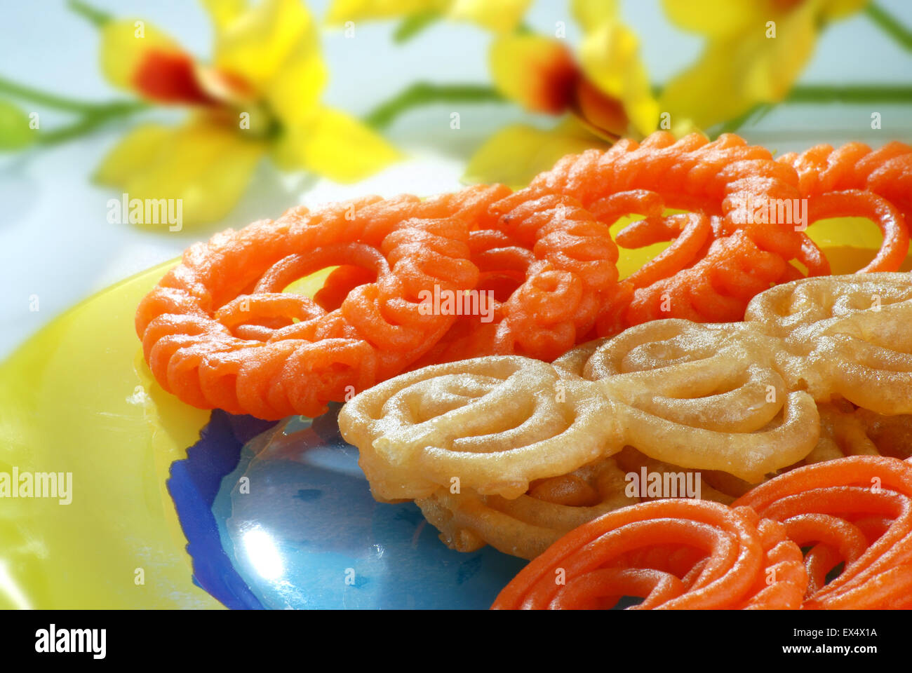 Hot & Fresh Jalebi & Imerti Stock Photo - Alamy