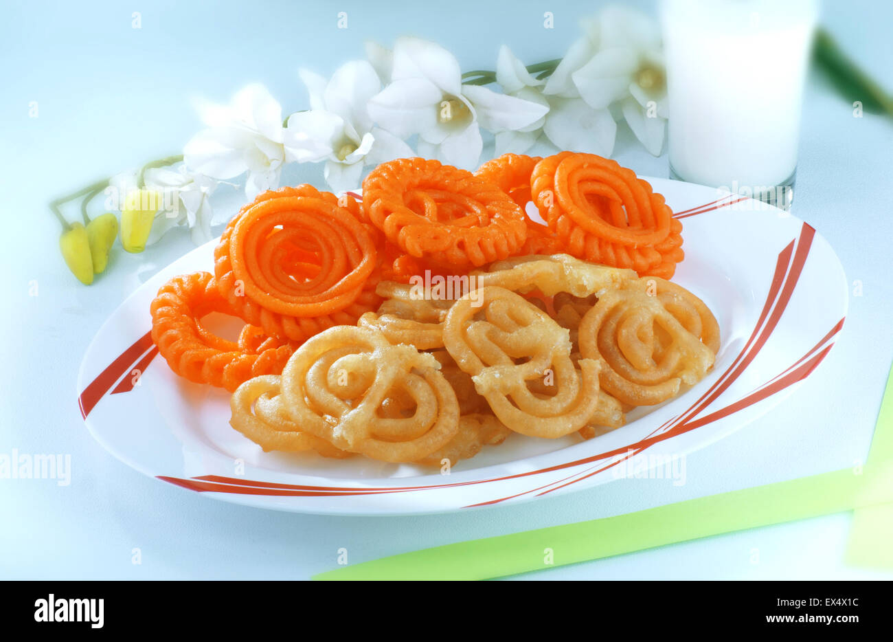 Hot & Fresh Jalebi & Imerti Stock Photo - Alamy