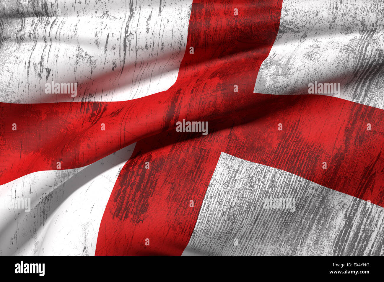 England flag dirty hi-res stock photography and images - Alamy