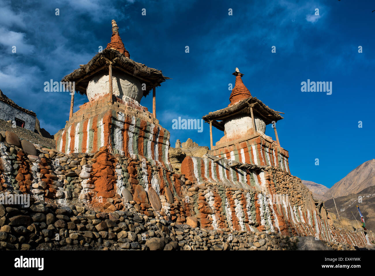 Buddhist stupas, prayer or reliquary shrine, Tangge, former Kingdom of ...