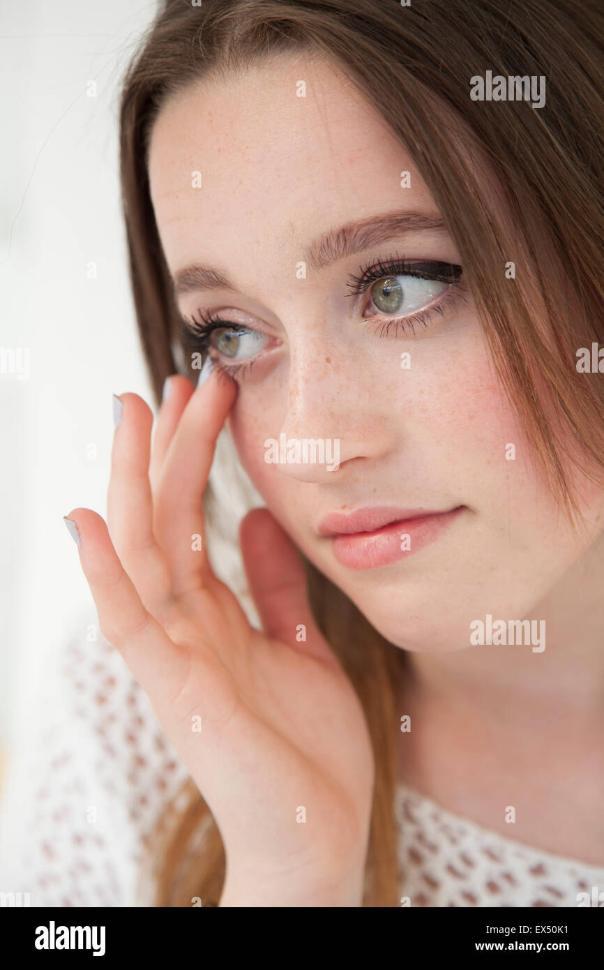 Eye touching hi-res stock photography and images - Alamy