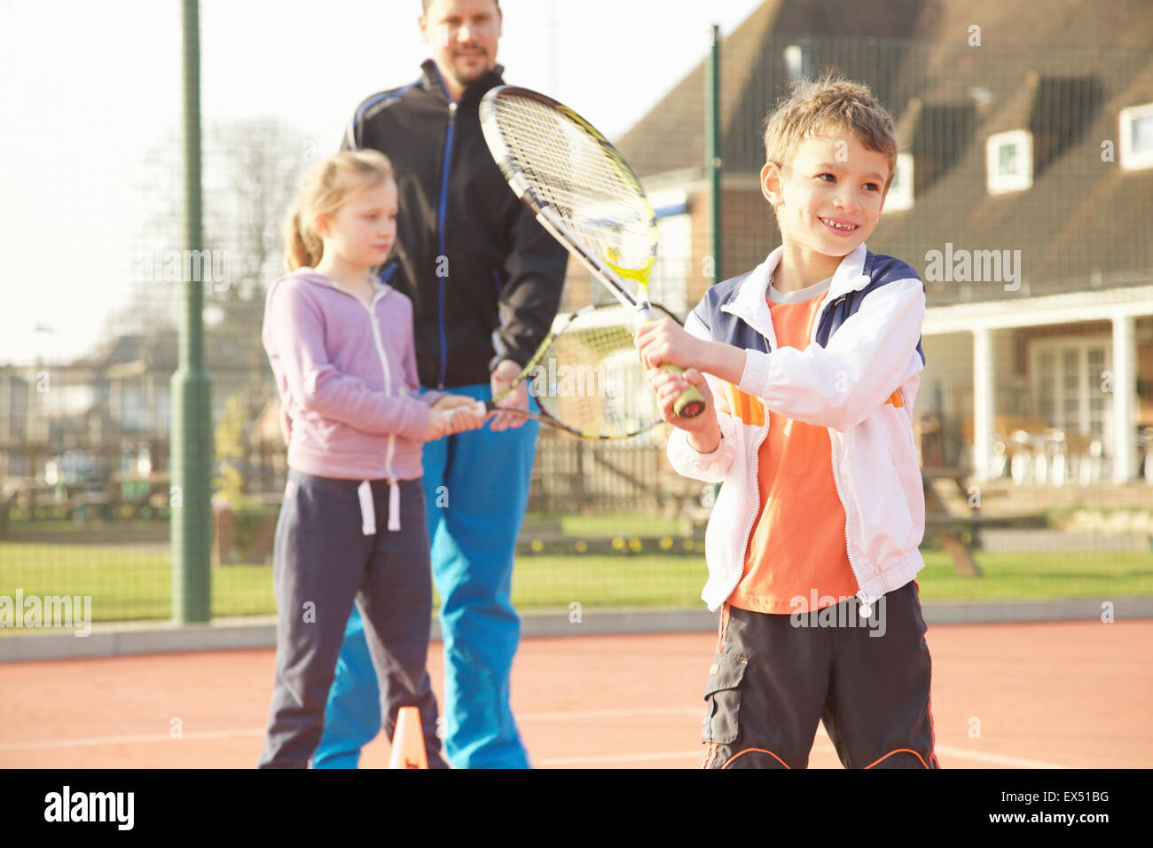 Tennis instruction hi-res stock photography and images - Alamy