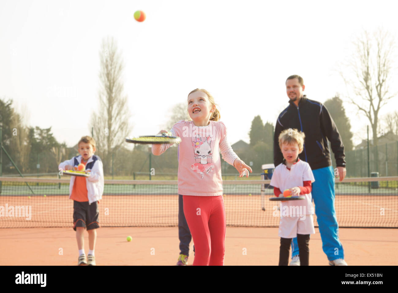 Tennis instruction hi-res stock photography and images - Alamy