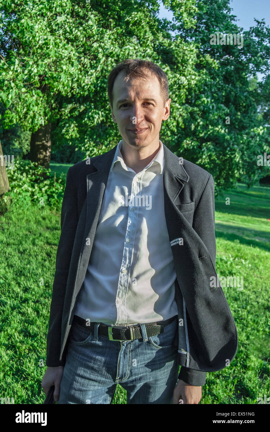 Young man in formal outfit Stock Photo - Alamy