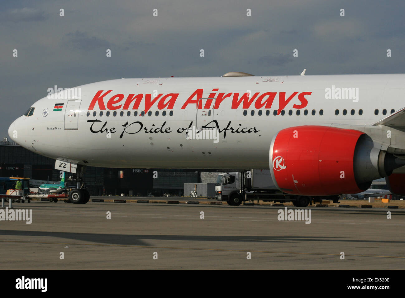 Kenya airways aircraft hi-res stock photography and images - Alamy