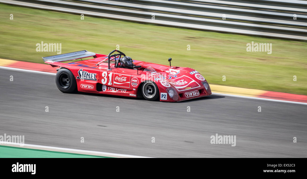 Classic Car racing at the Spa Classic 2015 Stock Photo - Alamy
