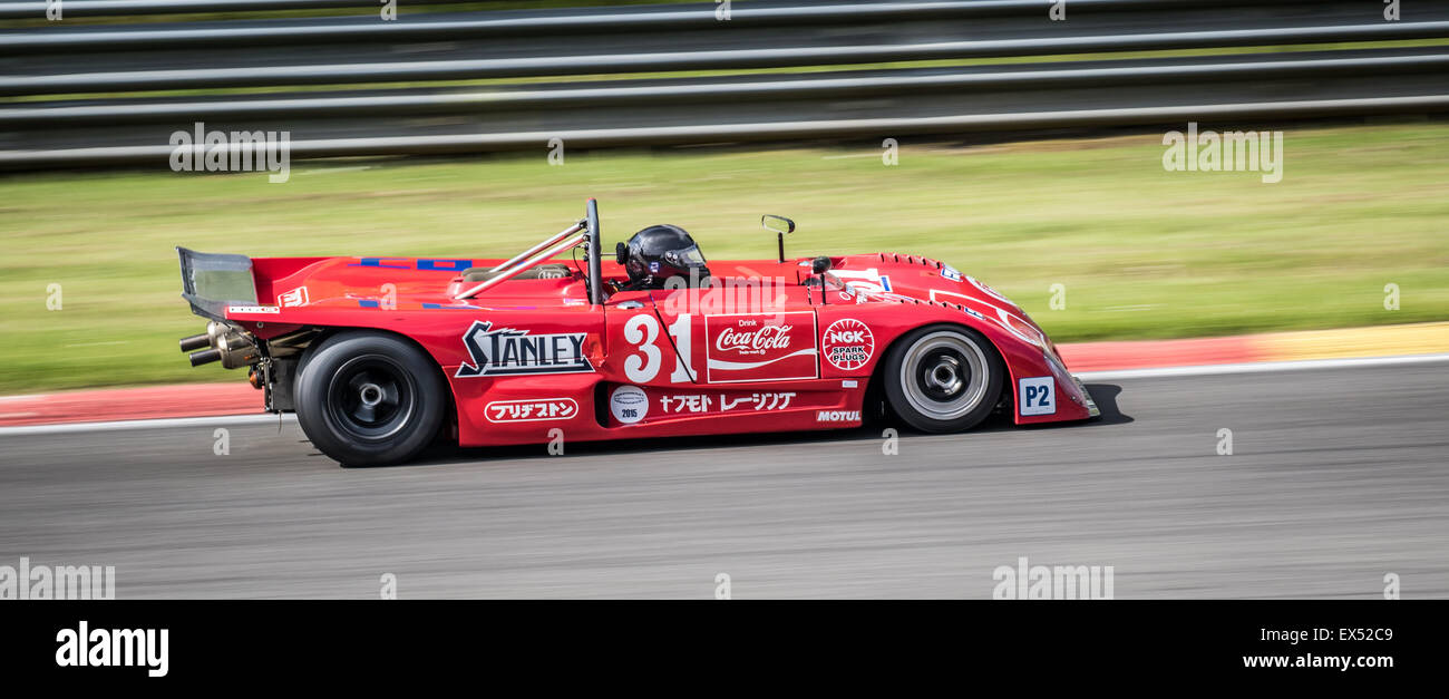 Classic Car racing at the Spa Classic 2015 Stock Photo - Alamy